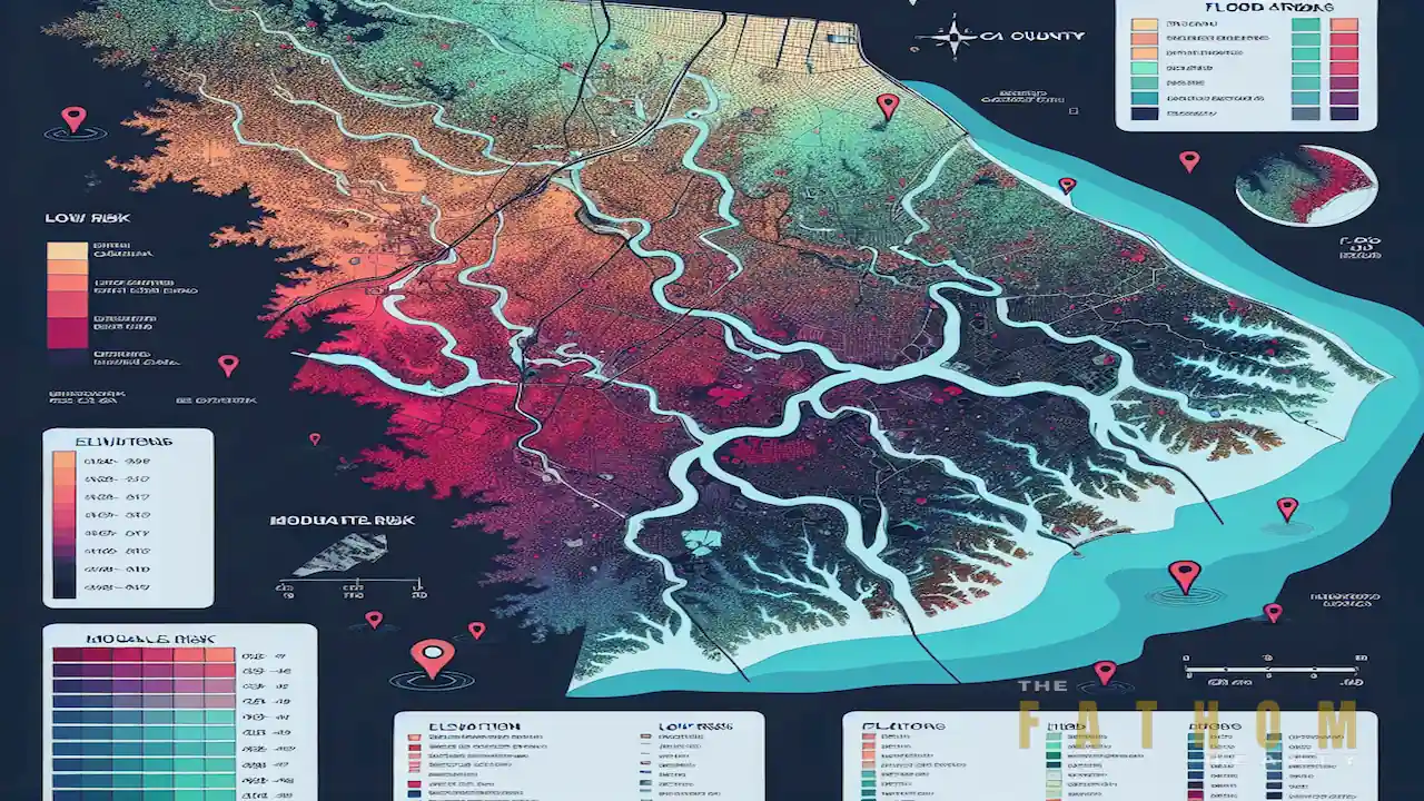 What information is provided in Brunswick County NC Flood Maps - The ...