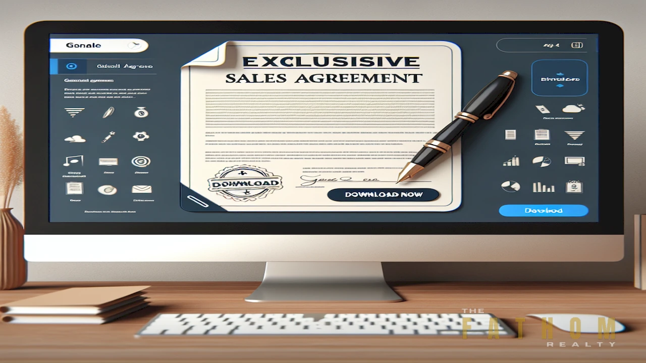 Exclusive Sales Agreement Sample in PDF Format Needed - The Fathom Realty